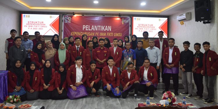 Pelantikan Kepengurusan PK IMM FIKTI UMSU Periode 2022 / 2023 – FIKTI